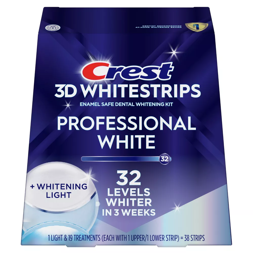Crest 3D Whitestrips Professional White with LED Light Full-box sealed ...